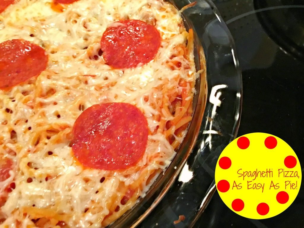 Spaghetti Pizza, As Easy As Pie!