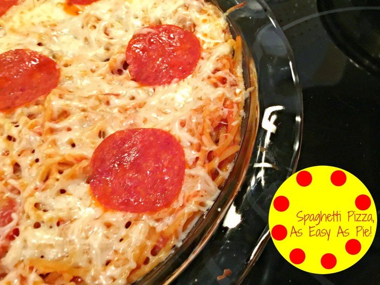 Spaghetti Pizza, As Easy As Pie!